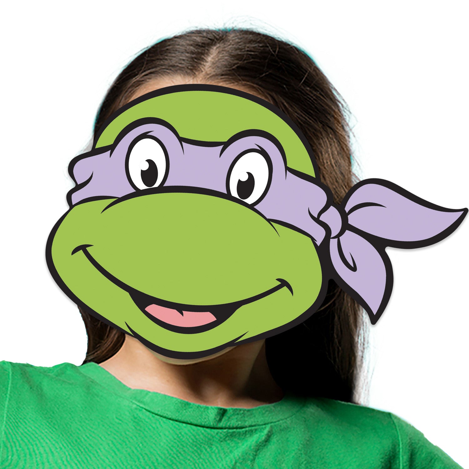SM498 Donatello Mask Teenage Mutant Ninja Turtles Single Cardboard Face ...
