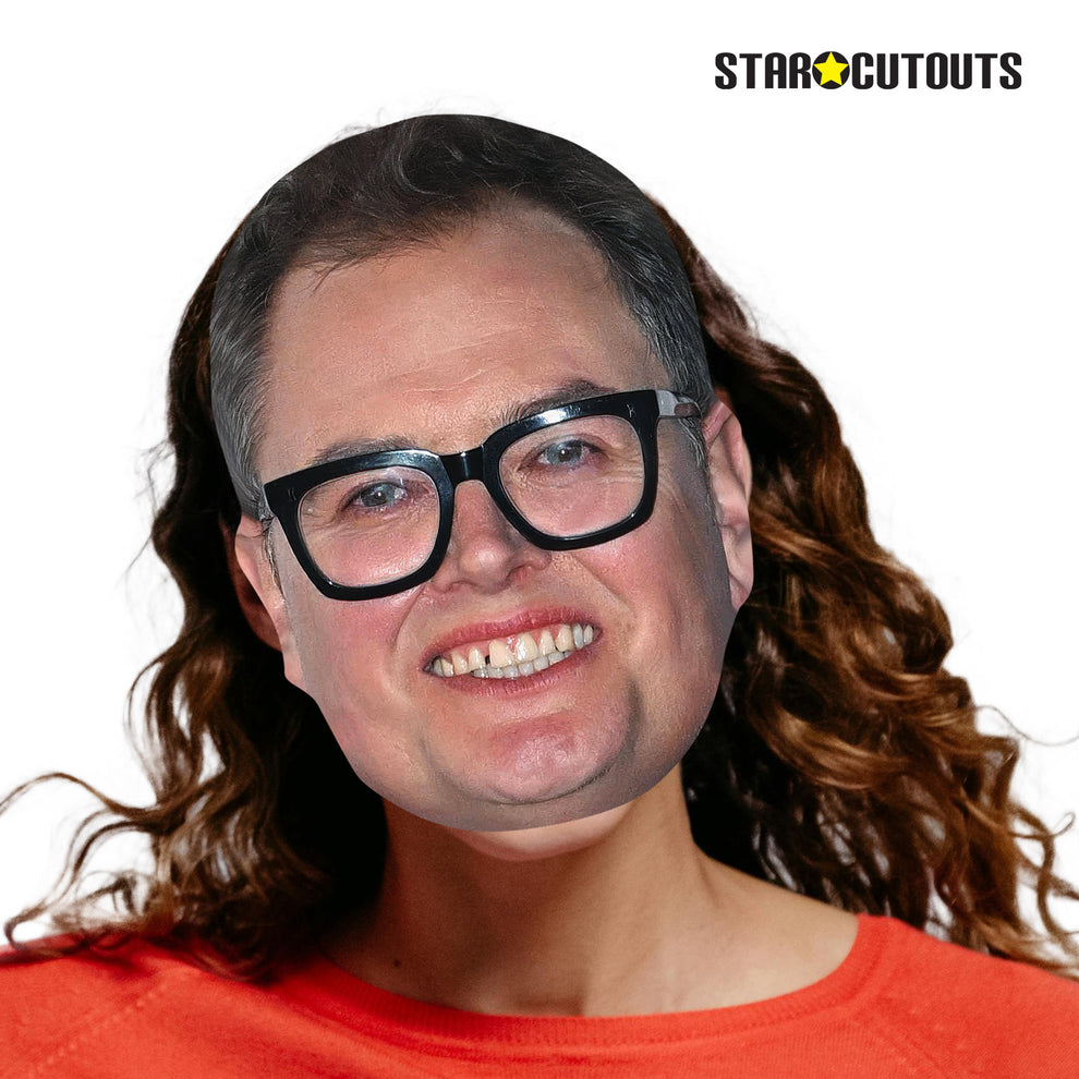 CM261 Alan Carr Single Cardboard Mask - Includes Tabs and Elastic ...