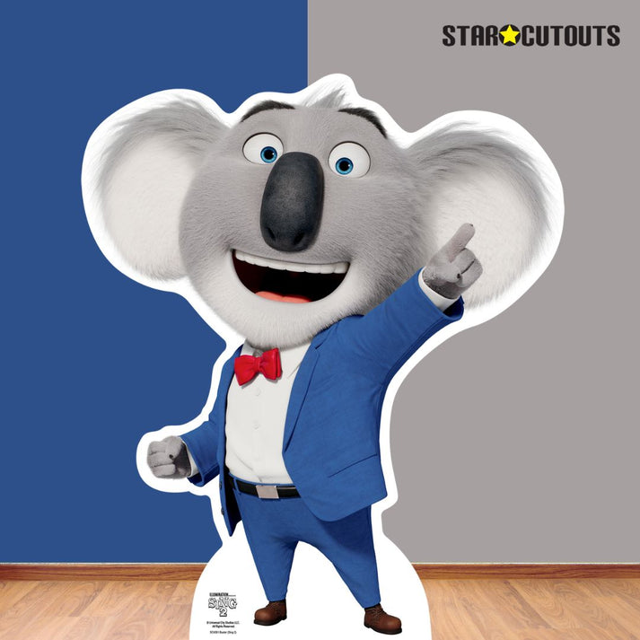 Buster Koala Sing 2 Cardboard Cutout Official Room Decoration Perfect ...