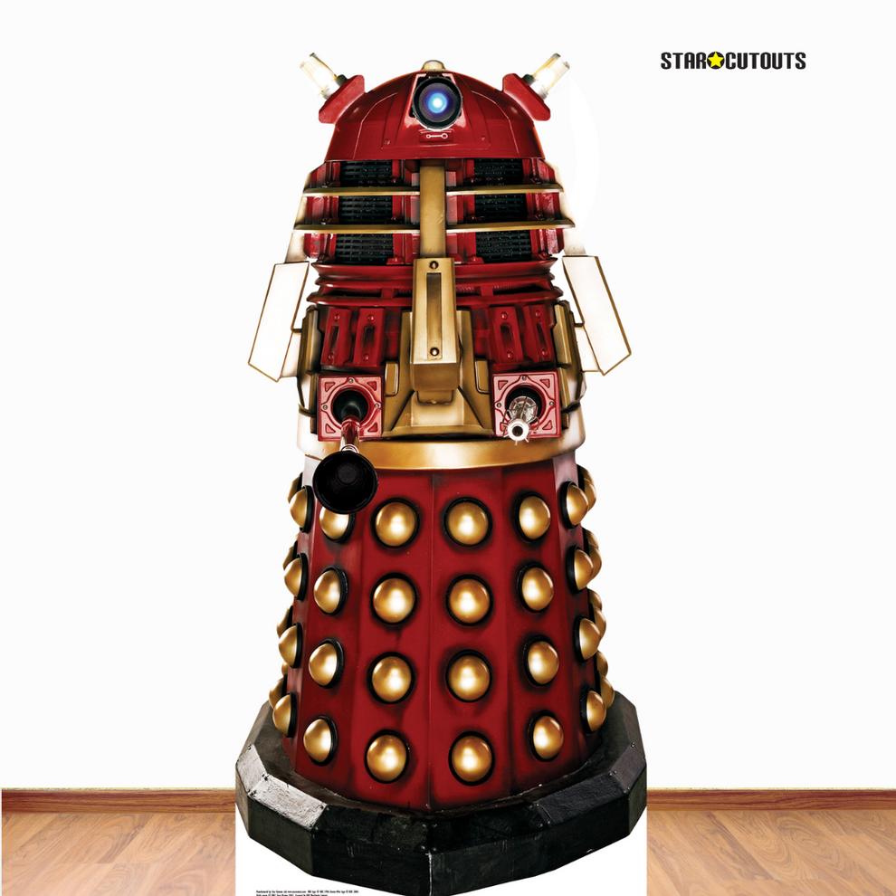 Supreme Dalek Red Dalek Cardboard Cutout – mycardboardcutout