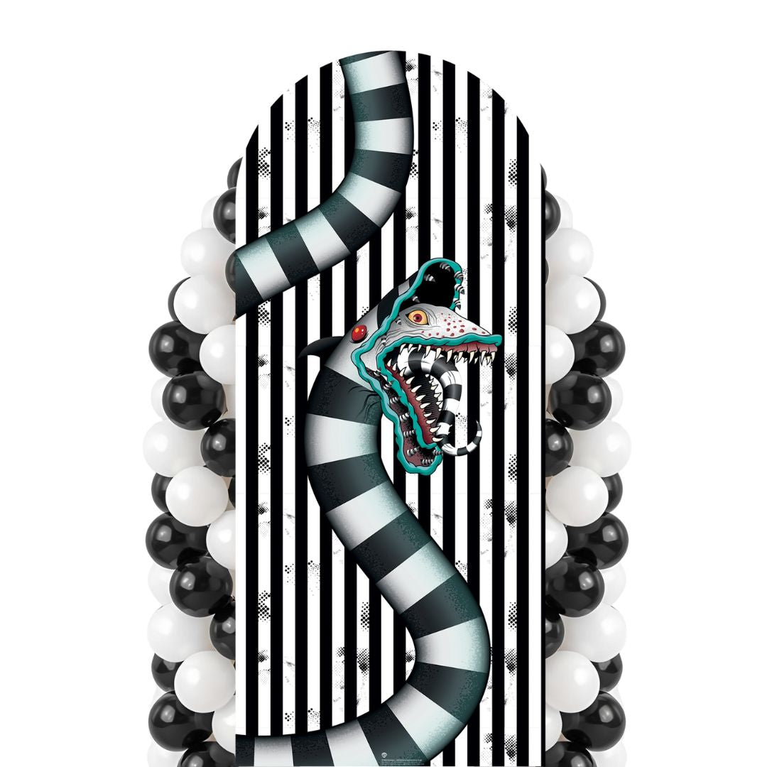 SC4660 Beetlejuice 1988 Sandworm White Backdrop Cardboard Cut Out Heig ...