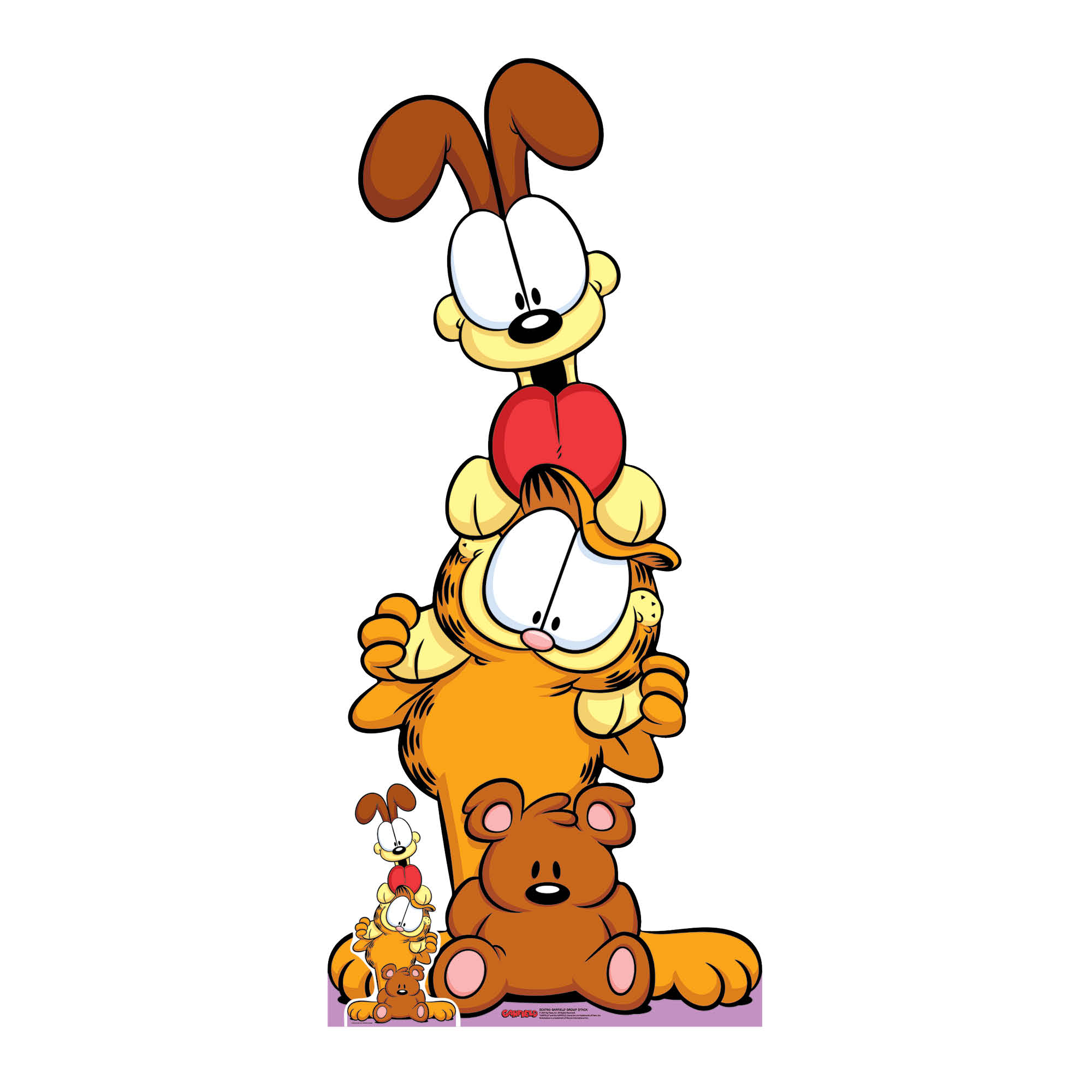 SC4780 Garfield Group Stack Cardboard Cutouts 191cm Events UK ...