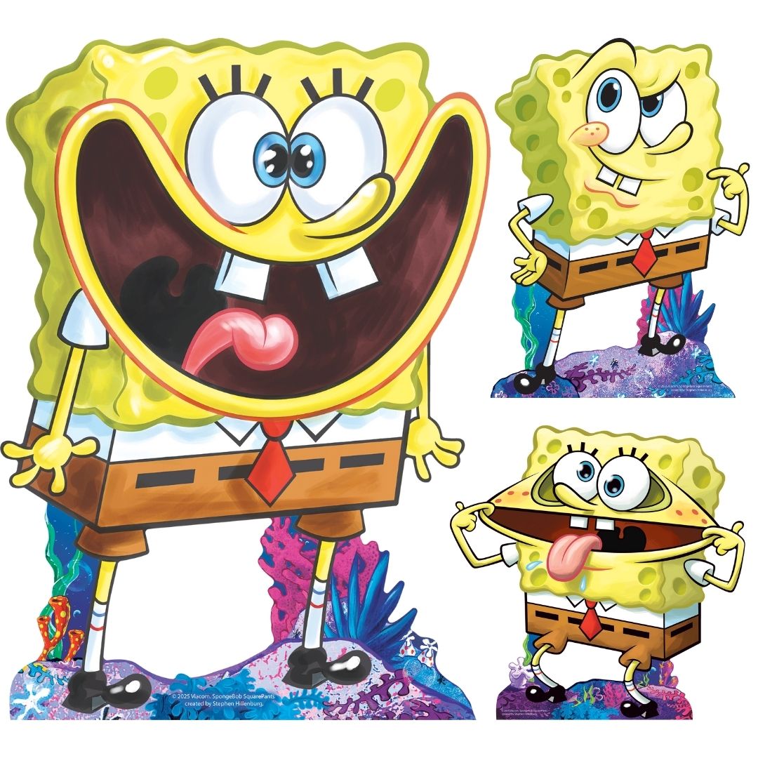 SC4812 Sponge Bob MultI Pack Cardboard Cut Out | 63cm UK ...