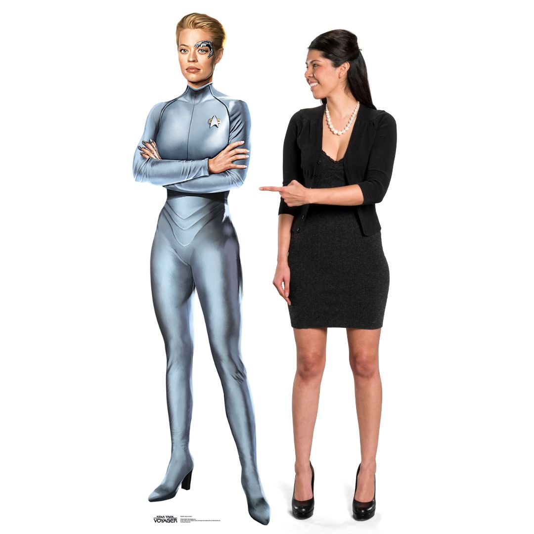SC4877 Seven of Nine Borg Jeri Ryan Star Trek Voyager Cardboard Cut Out ...