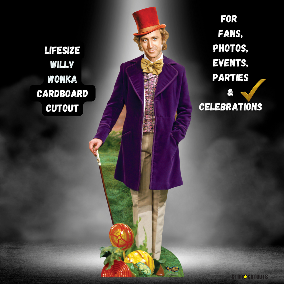 Willy Wonka and the Chocolate Factory (Gene Wilder) – mycardboardcutout
