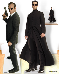 Neo Matrix Keanu Reeves Cardboard Cutout Height 187cm – mycardboardcutout