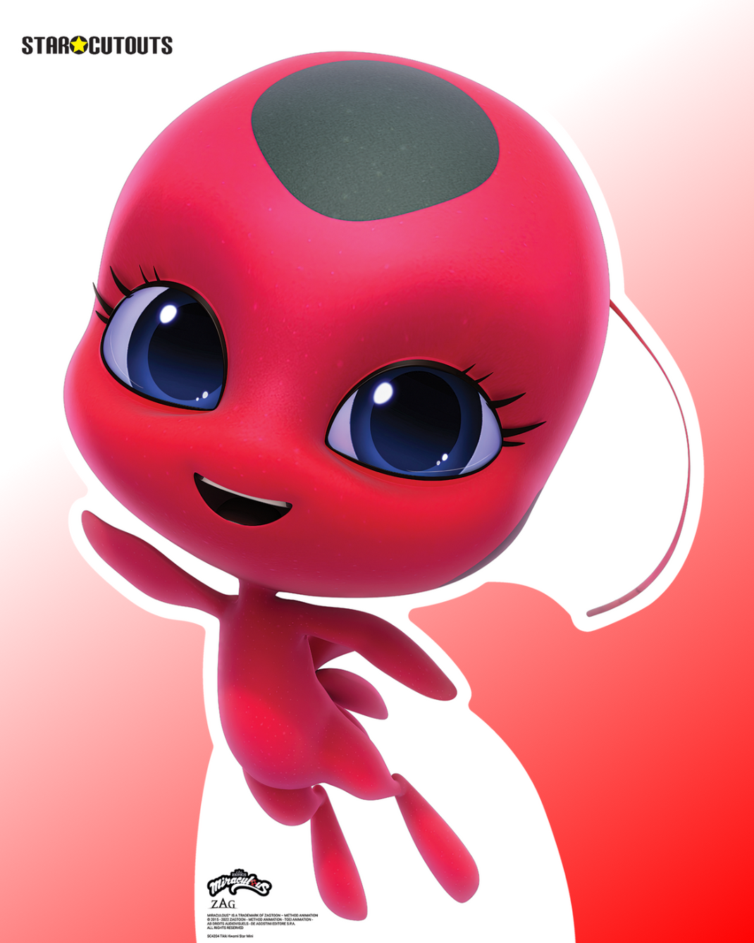 Ladybug and Cat Noir Star Mini Cardboard Cut Out Height 95cm ...