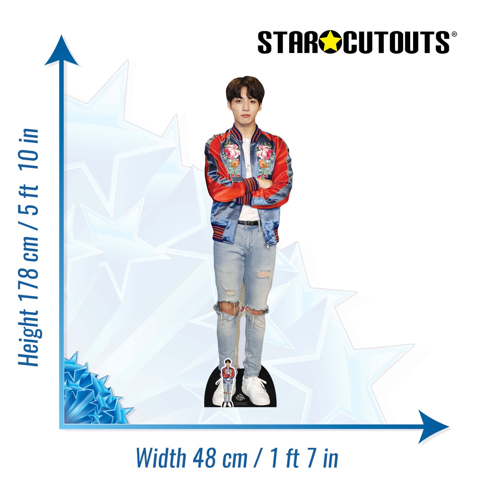 Jeon Jung-kook Jungkook BTS Cardboard Cutout – mycardboardcutout