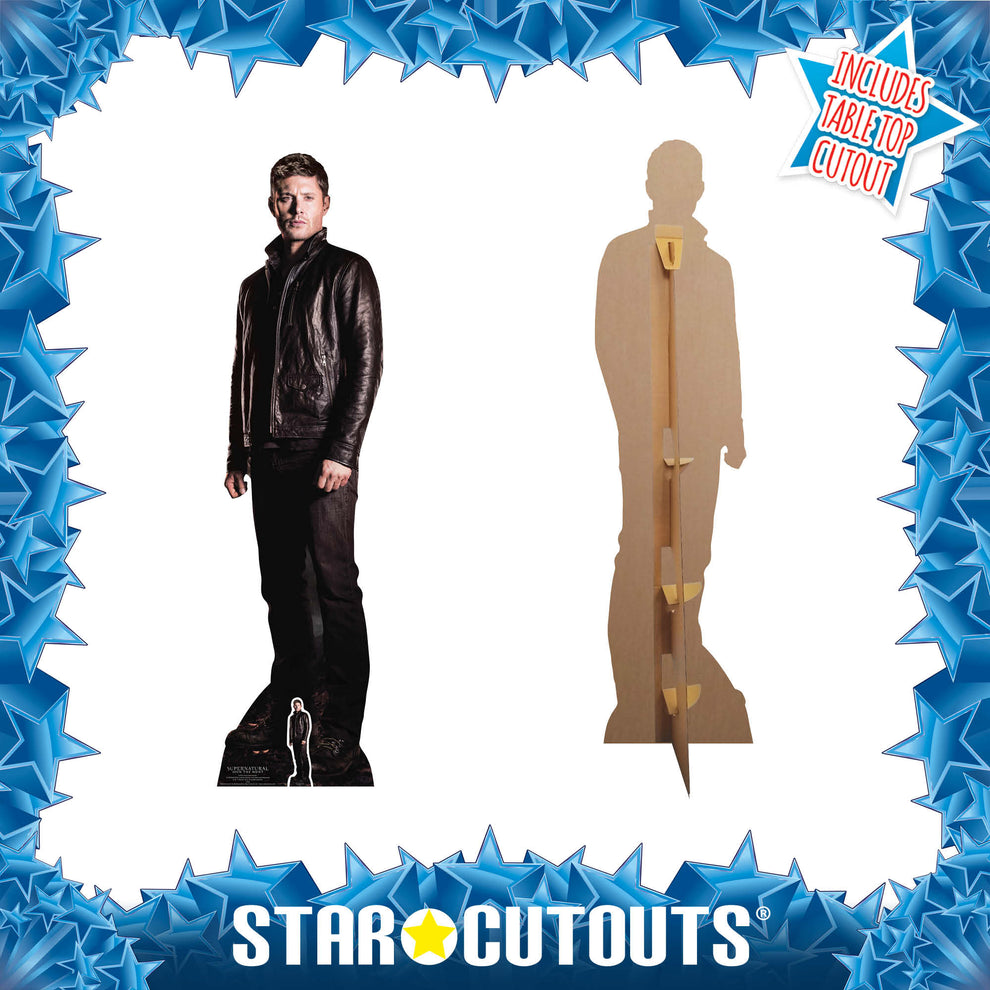 Dean Winchester Jensen Ackles Supernatural Cardboard Cutout Lifesize – mycardboardcutout