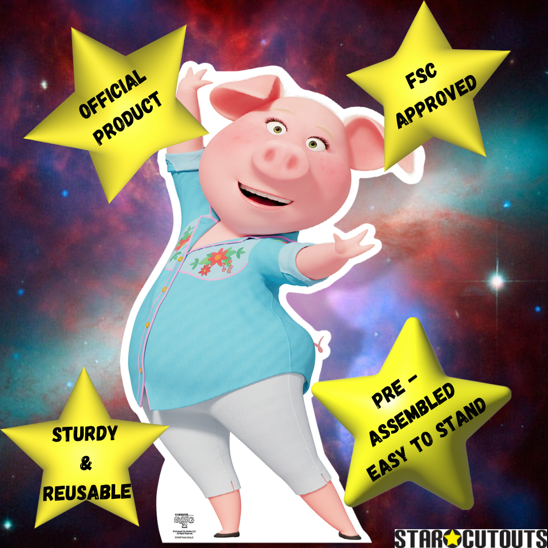 Sing 2 Lifesize Cardboard Cutouts With Free Minis – mycardboardcutout