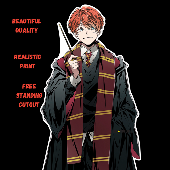 Ron Weasley Anime Style Cardboard Cutout – mycardboardcutout