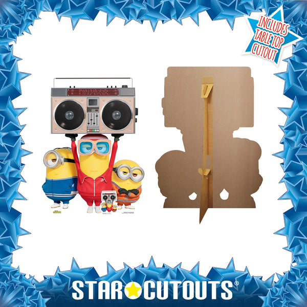 Minions 2 Boombox Group – mycardboardcutout