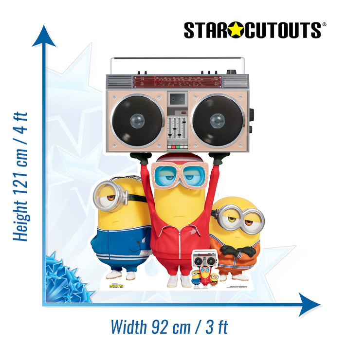 Minions 2 Boombox Group – mycardboardcutout