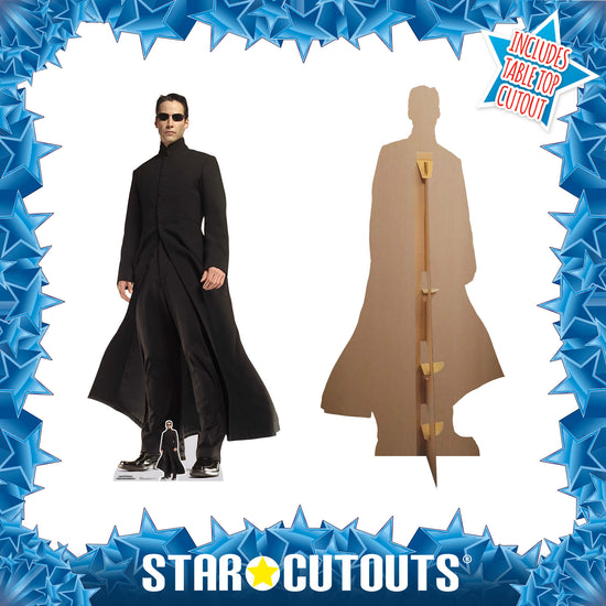 Neo Matrix Keanu Reeves Cardboard Cutout Height 187cm – mycardboardcutout
