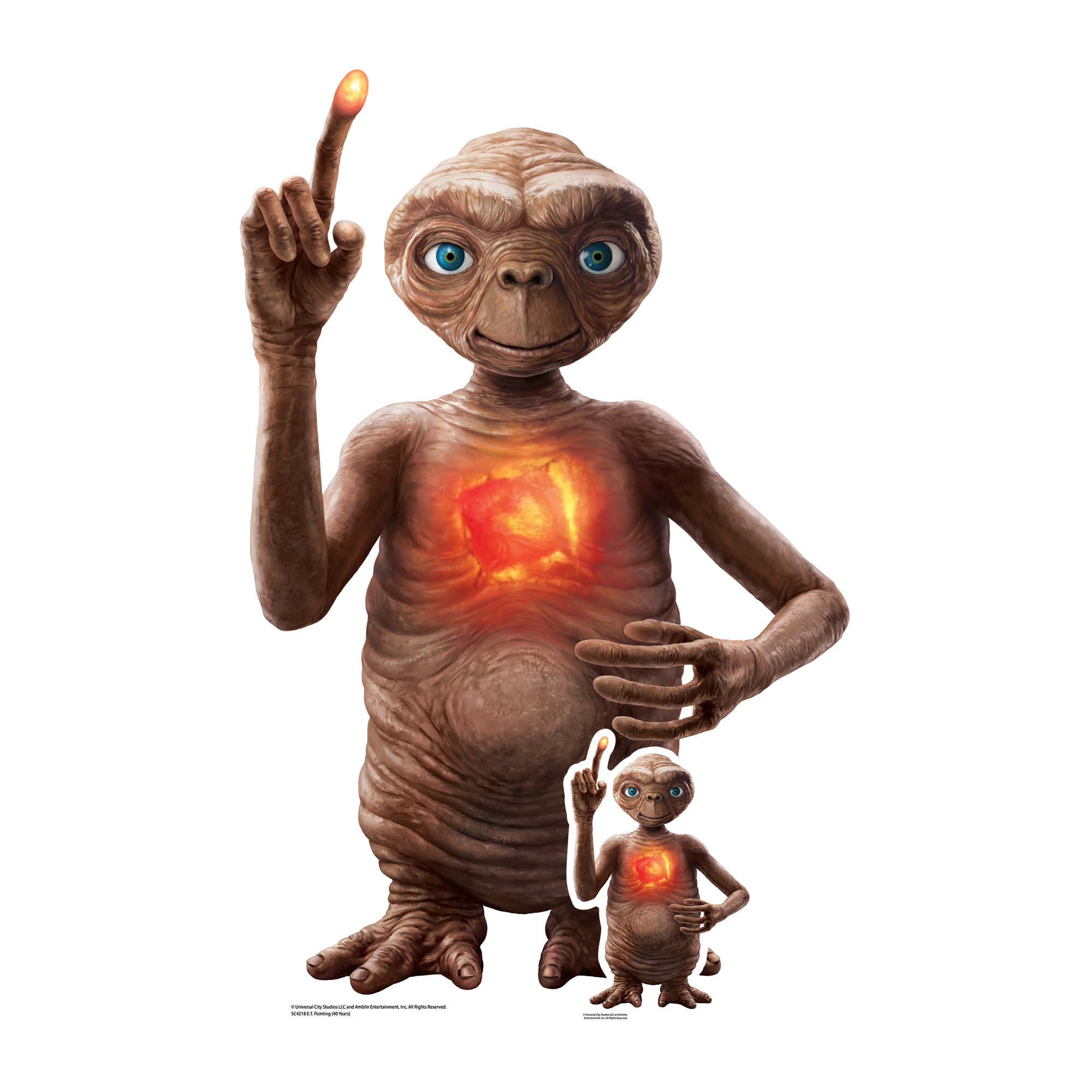 E.T Phone Home 40 Year Anniversary Cardboard Cutout Lifesize ...